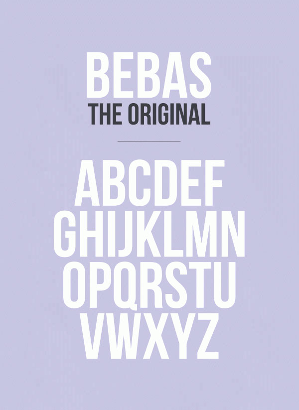 Bebas Neue font | Typing Guru